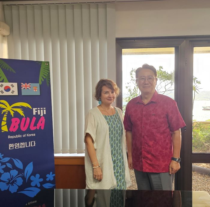 Ambassador Kim met with Head of UN OCHA Office of the Pacific 상세보기 ...